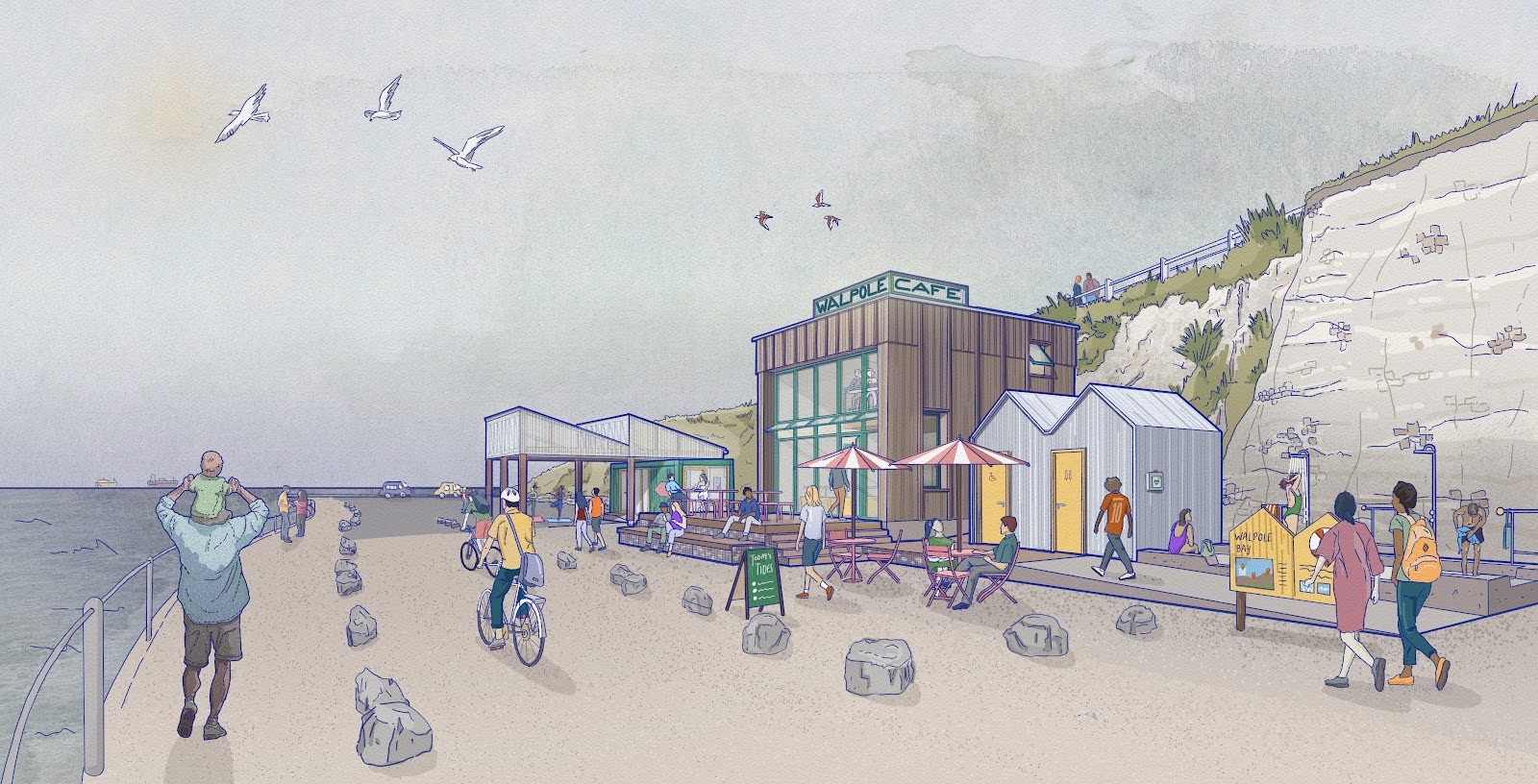 Walpole Bay Beach Facilities - Thanet