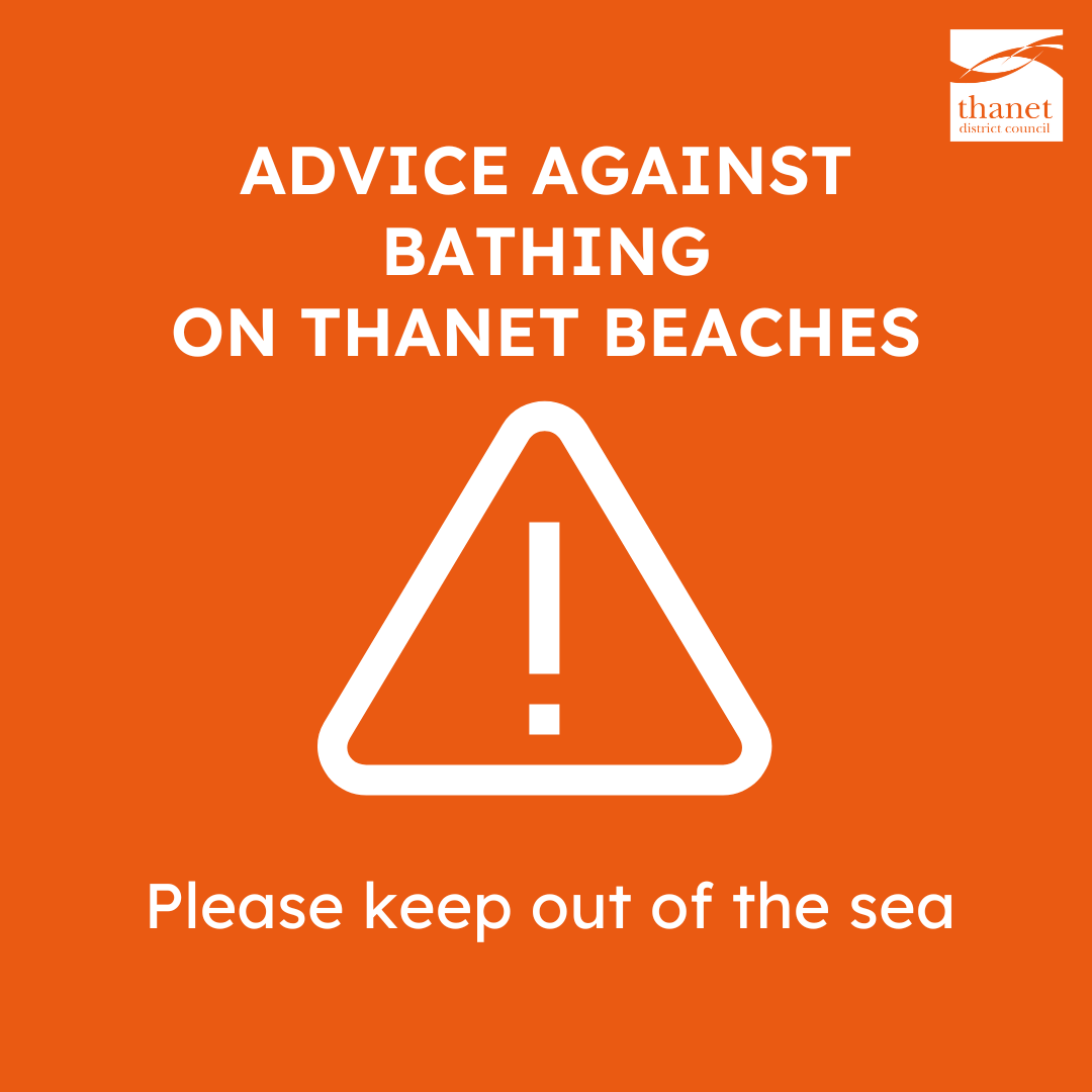 Advice against bathing lifted at 12 of Thanet's beaches - Thanet